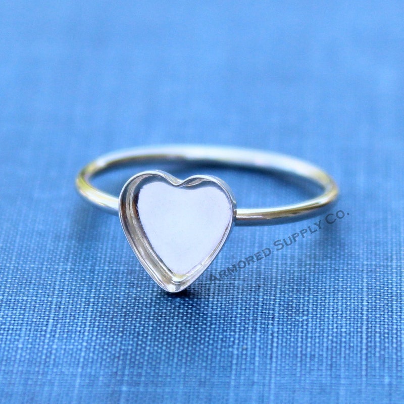 Crown Bezel Cup Heart - Etsy