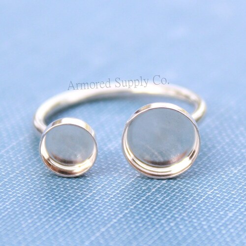 Celtic Infinity Bezel Cup Ring Blank Round Cabochon - Etsy