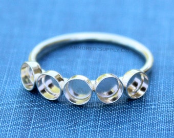 Celtic Infinity Bezel Cup Ring Blank Round Cabochon - Etsy