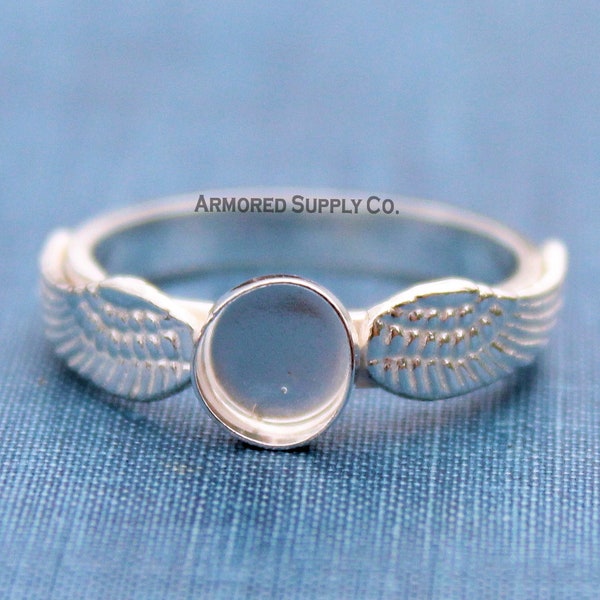 Angels Wing Ring - Etsy