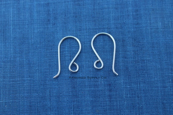 French Ear Wires Side Facing Loop Silver or Gold Earrings - Etsy