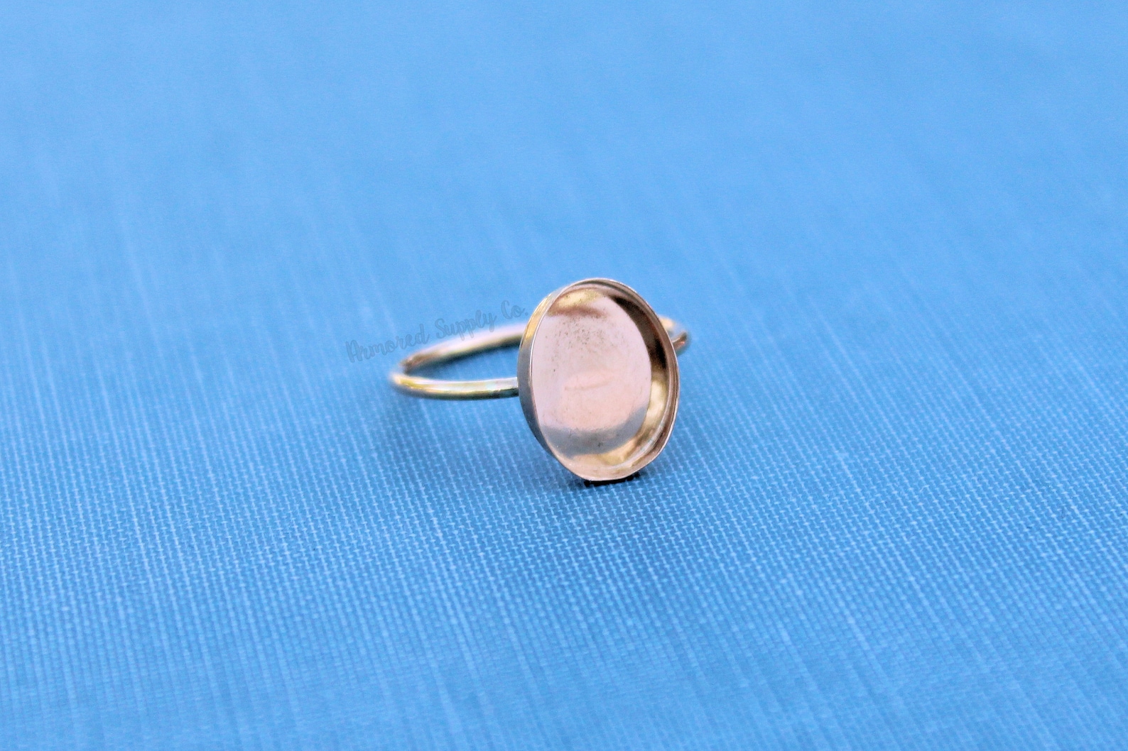 Gold Filled Oval 10x8mm Bezel Cup Ring Blank, Cabochon, Cab Breast Milk ...