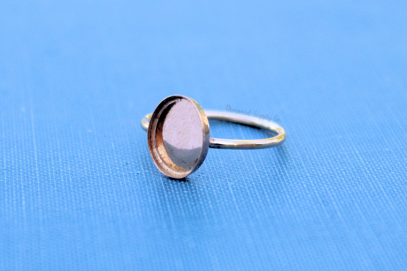 Gold-filled Oval 10x8mm Bezel Cup Ring Blank, Cabochon, Cab Breast Milk ...