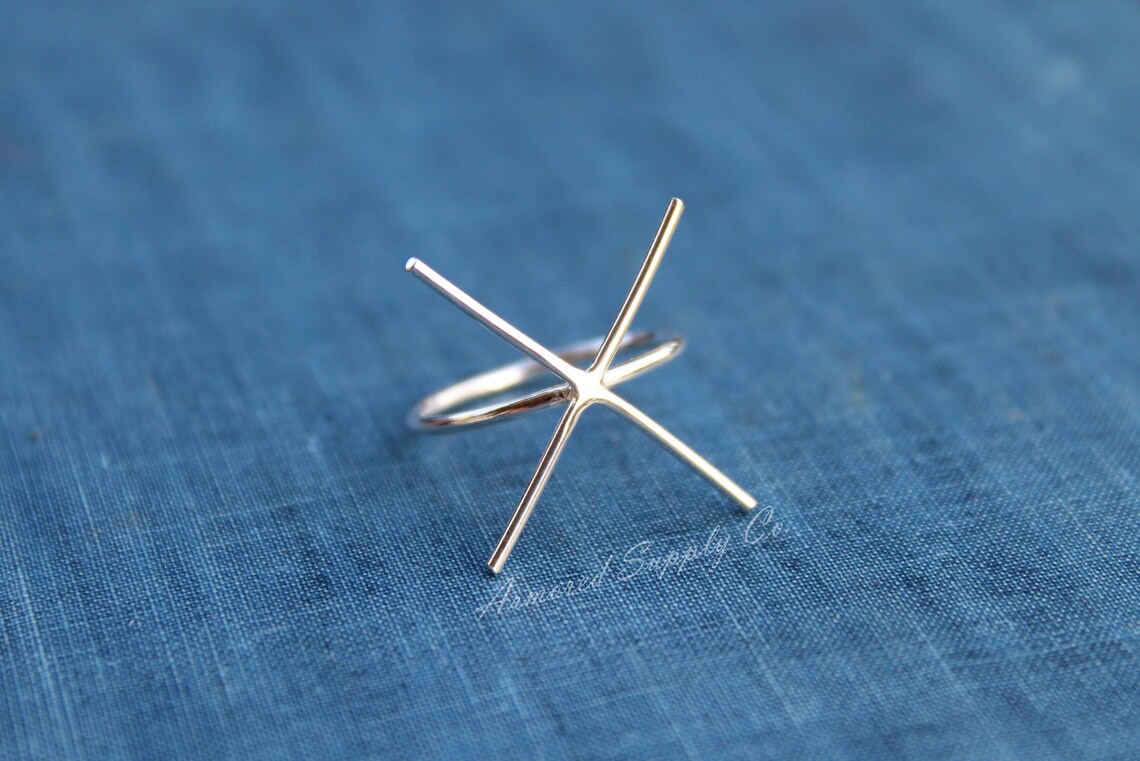 Slim Claw Prong Raw Stone Ring Blank, Raw Stone Setting, Wholesale Ring ...