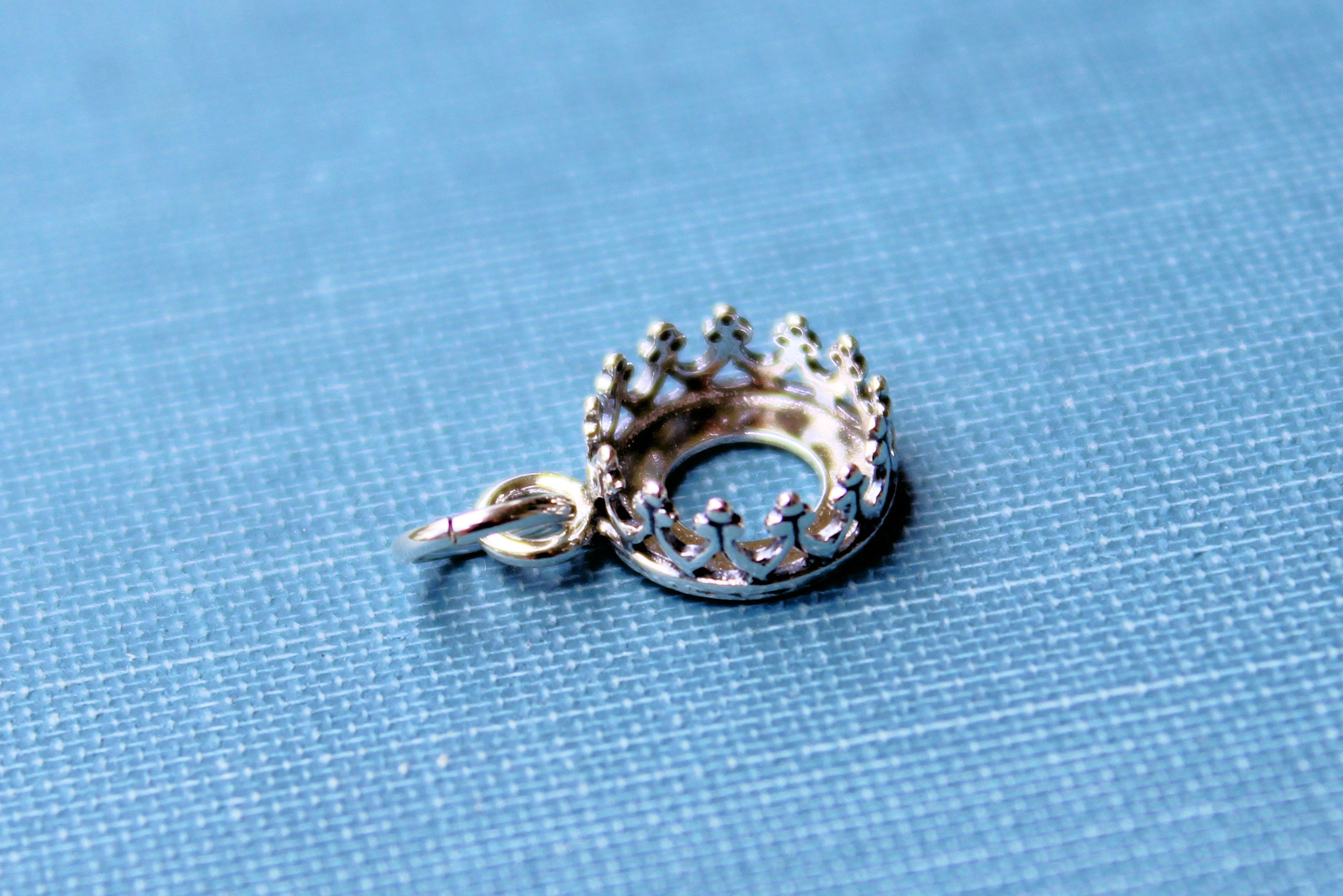 Crown Pendant Blank, Charm Band, Wholesale Blanks, Silver Pendant ...