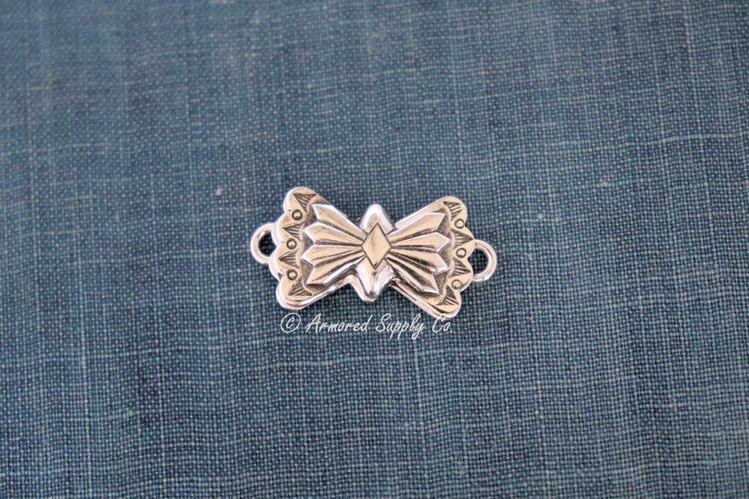Sterling Silver Small Butterfly Concho Connector, Jewelry Connector ...