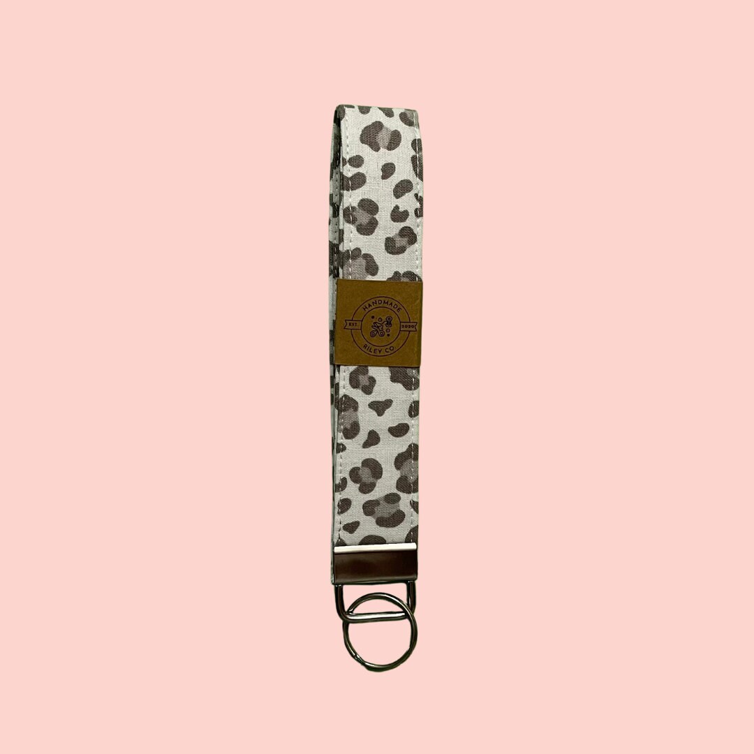 Cheetah / Leopard Print Key Fob Wristlet Keychains - Etsy