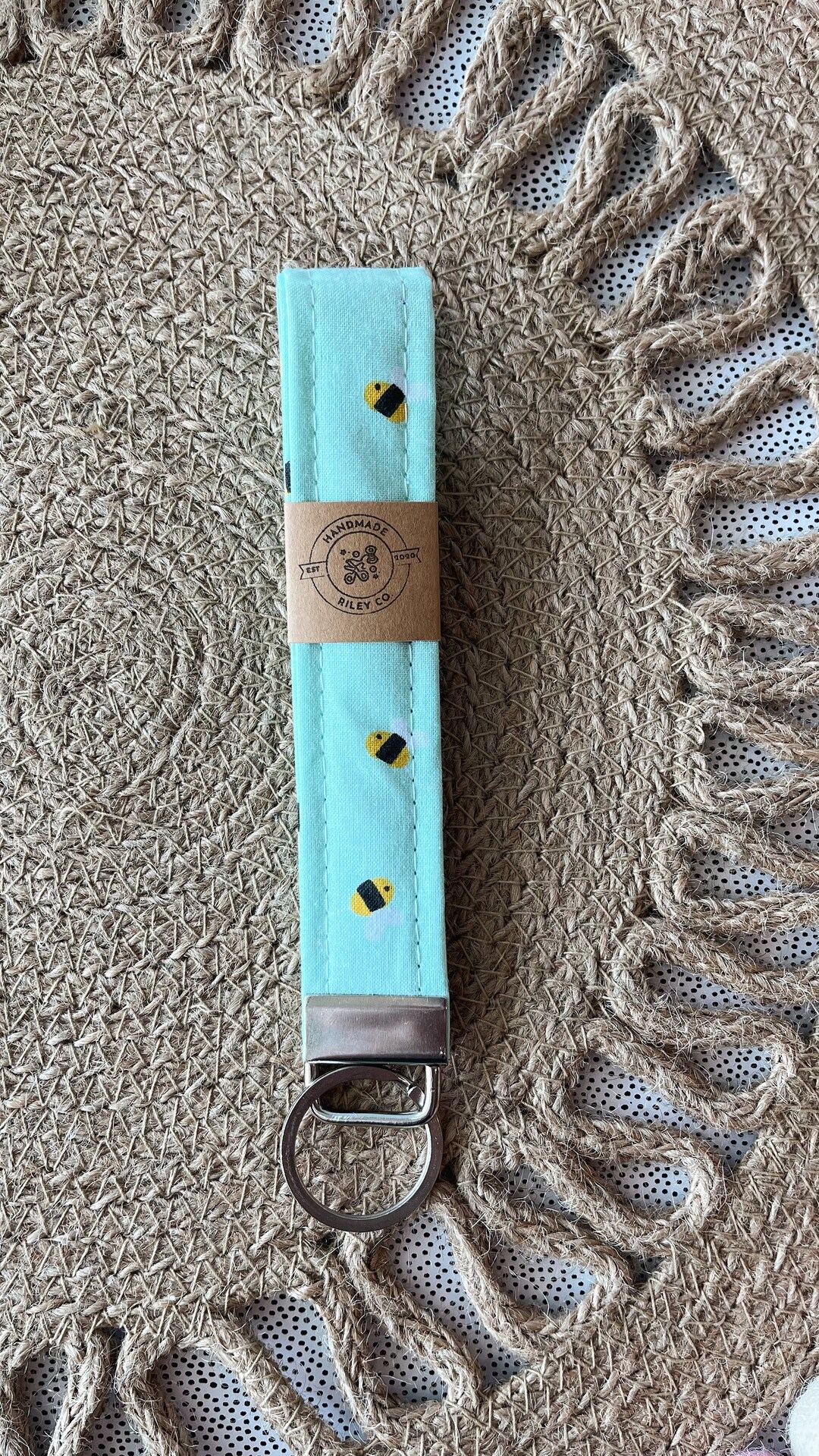 Baby Bees Key Fob | Spring Wristlet | Keychains - Etsy