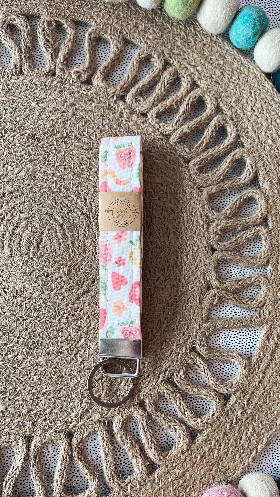 Book Worm Key Fob | Teacher Wristlet | Teacher Appreciation Gift ...