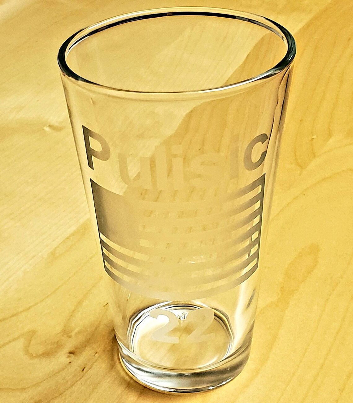 Pulisic Chelsea FC Pint Glass, Etched by Hand - Single Glass - Etsy