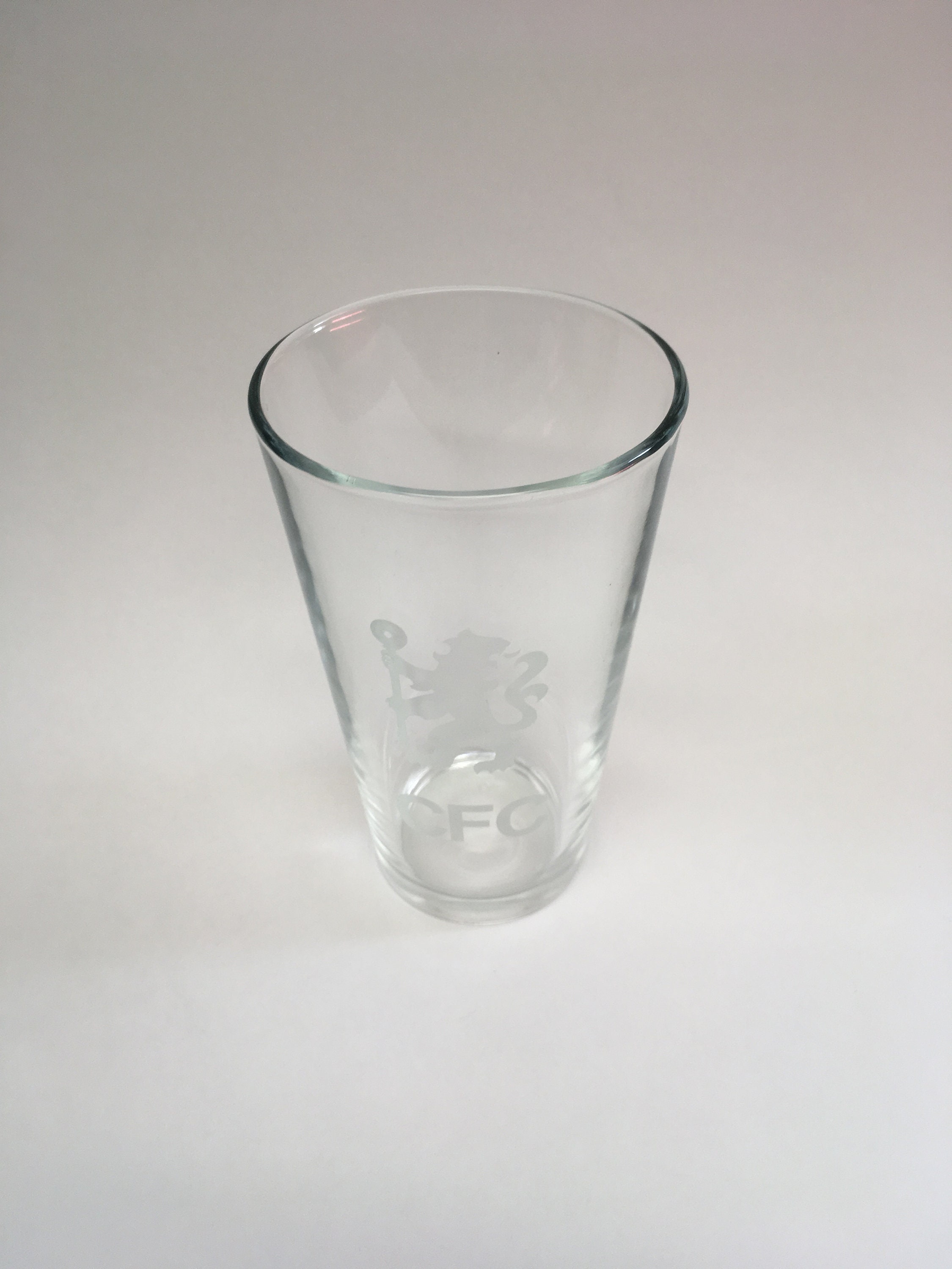 Personalized Chelsea FC Pint Glass With Customized Nameor Message ...