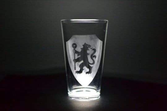 Chelsea FC Pint Glass, Etched by Hand, Choose From 3 Designs - Single ...