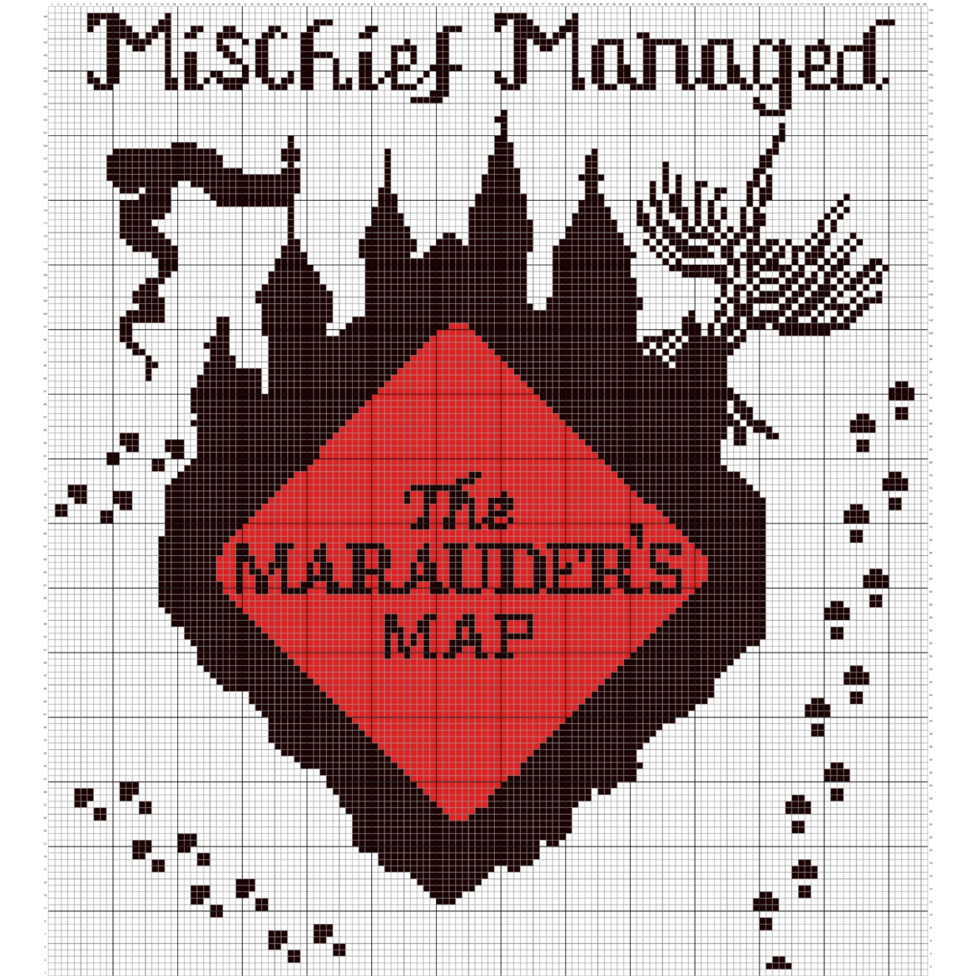 Crochet Marauder's Map Pattern - Etsy