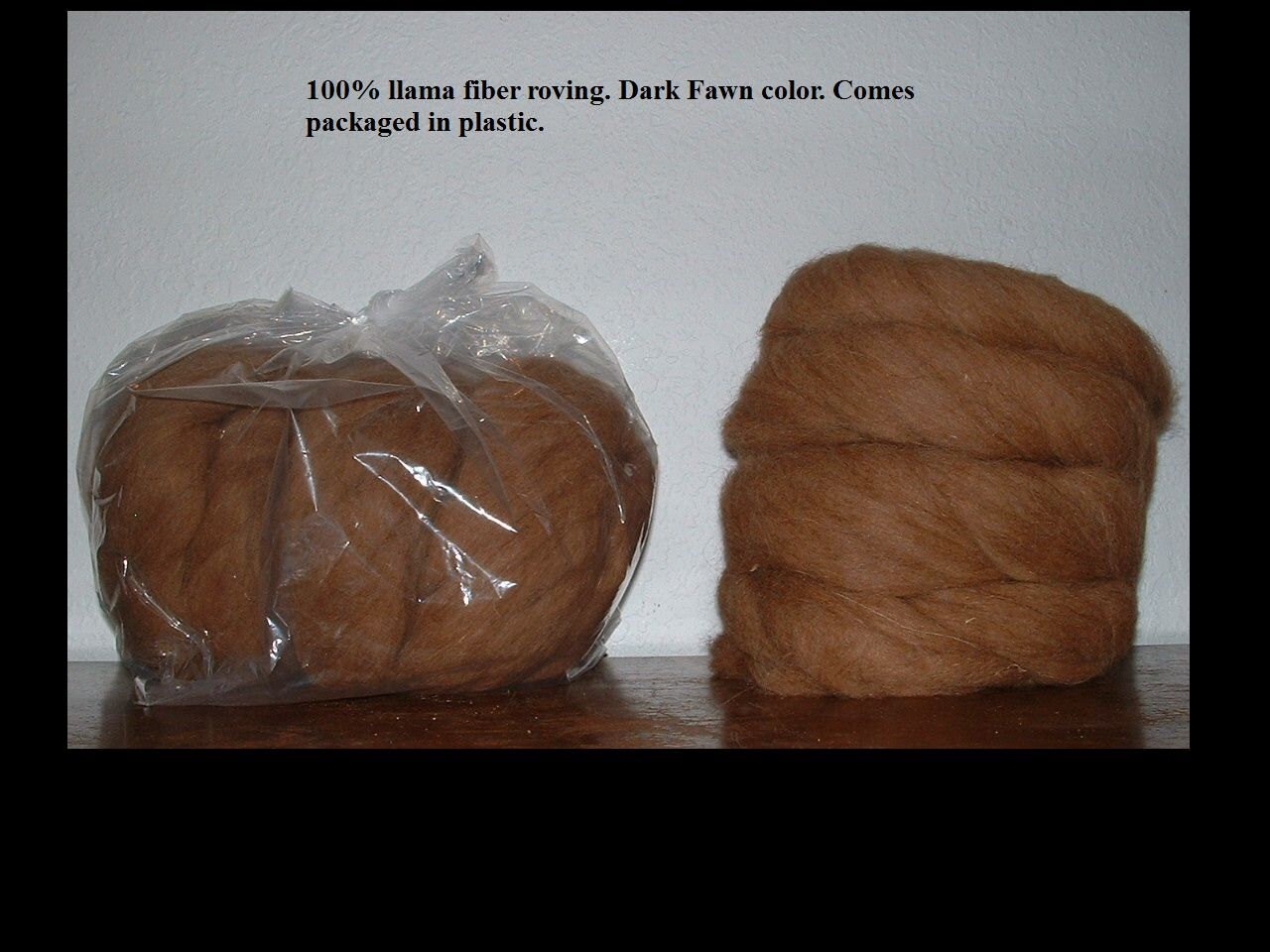 Soft Llama Wool Roving, Dark Fawn Color, Sold by the Pound - Etsy