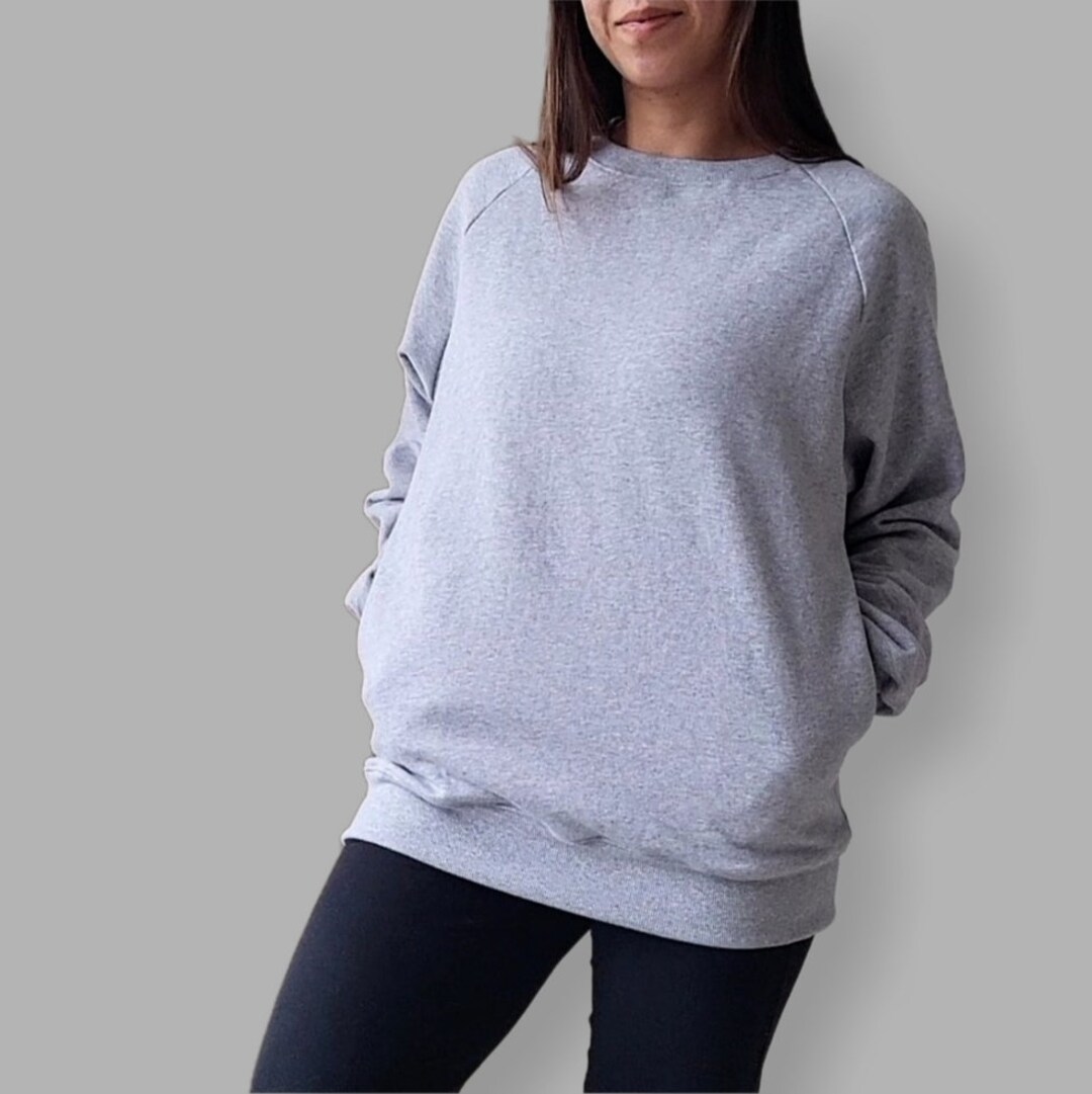 VINTAGE COLLECTION Oversized Organic Cotton Sweatshirt Unisex, Neutral ...