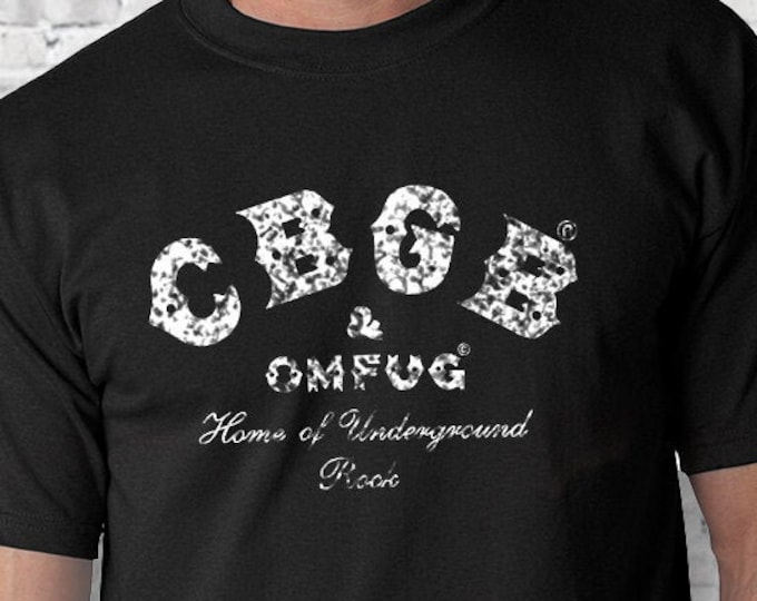 CBGB OMFUG Shirt - Vintage Distressed Look on a Retro Crust Punk Rock T ...