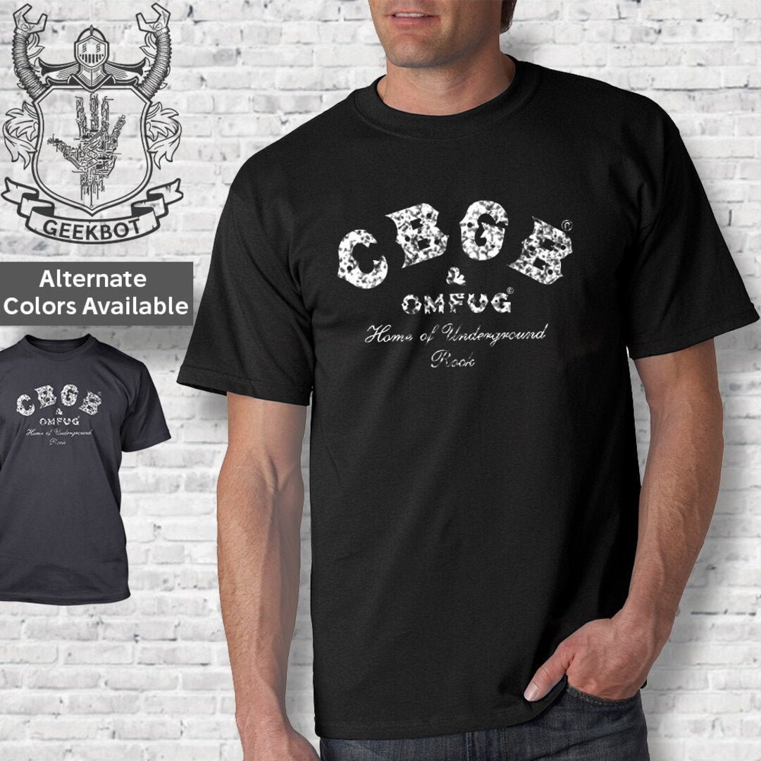 CBGB OMFUG Shirt Vintage Distressed Look on a Retro Crust Punk Rock T ...
