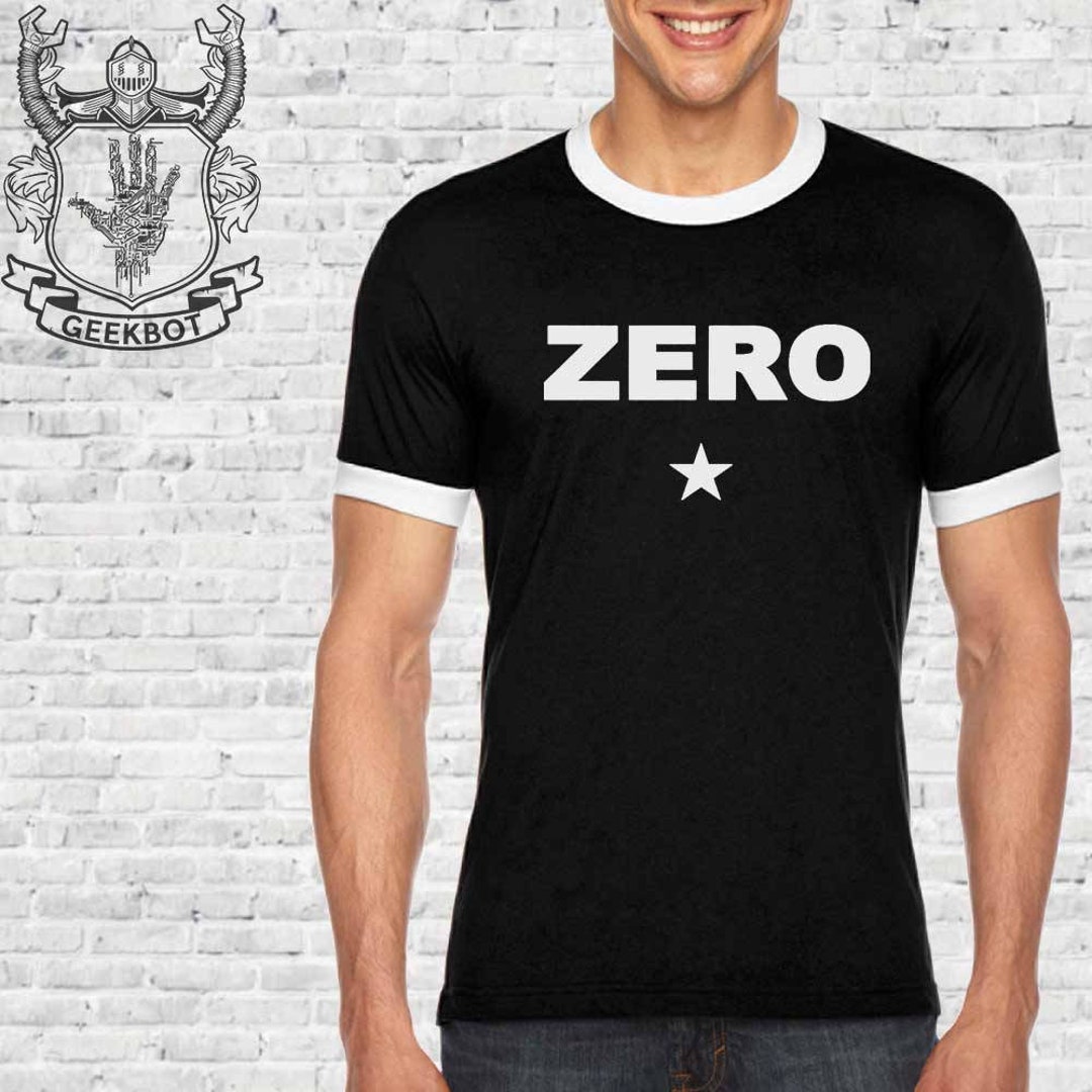 Zero Ringer Shirt Screen Printed Cosplay Ready as Seen in Scott Pilgrim ...