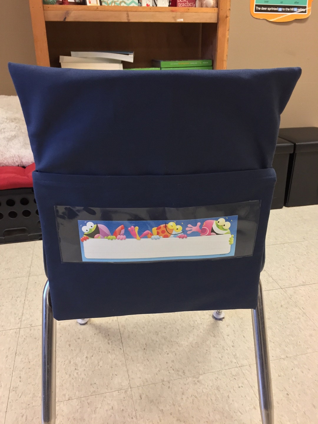 Twenty 20 Chair Pockets Classroom With Name Tag Slot, Chair Sacks, Seat ...
