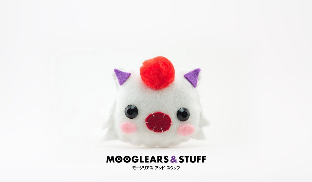 Moogle, Final Fantasy, Felt Hanging Ornament, Pin Badge, Christmas ...