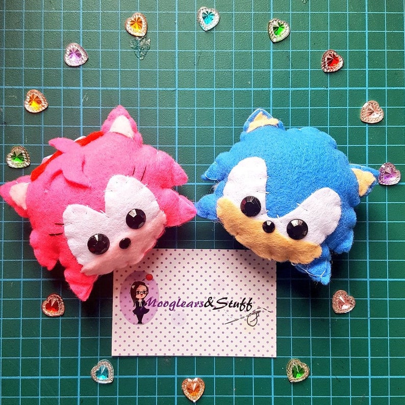 Sonic the Hedgehog Felt Family, Sega, Hanging Ornament, Christmas Decor ...