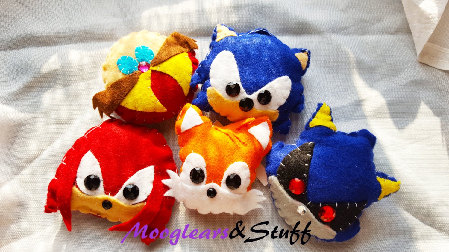Knuckles Sonic the Hedgehog Felt Hanging Ornament Pin | Etsy