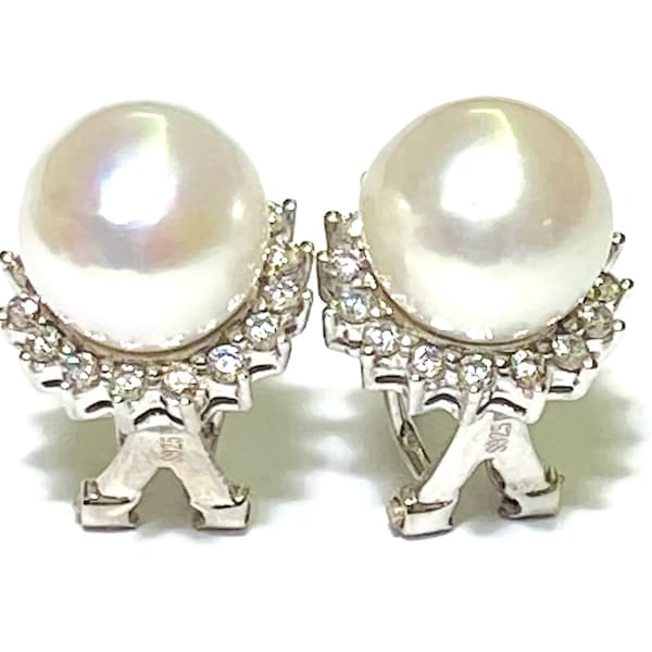 Omega Back Earrings - Etsy