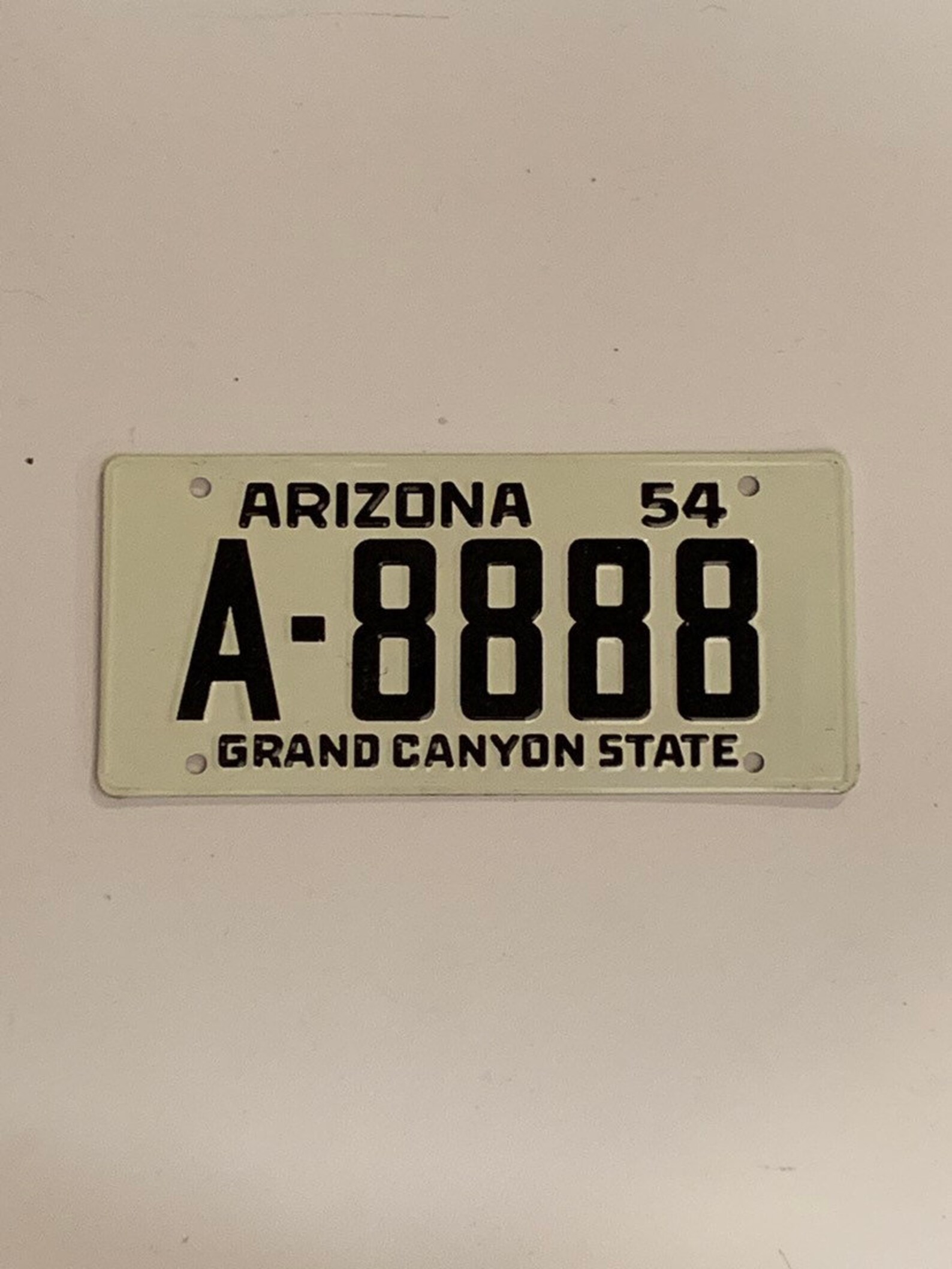 Cereal License Plate Arizona 1954 - Etsy