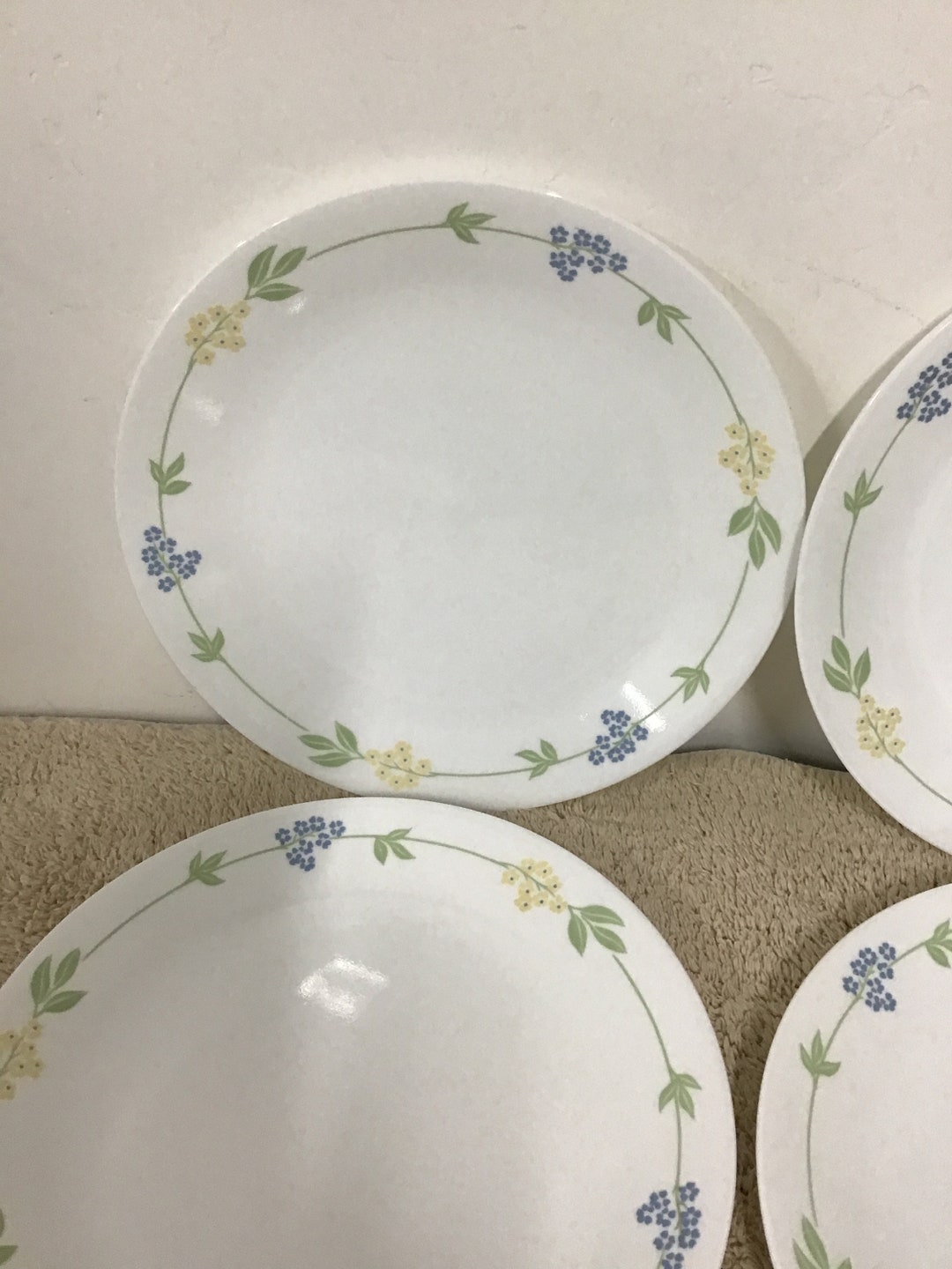 Corelle Secret Garden 4 Dinner Plates 05 - Etsy