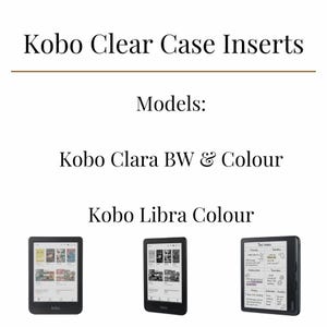 Mauve Pink Kobo Cardstock Insert - Fits Inside a Clear Case (case NOT ...
