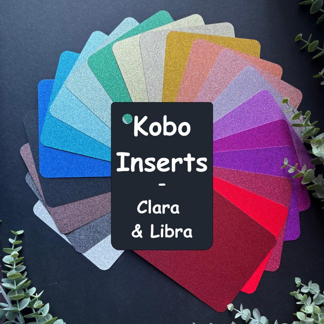Glitter Kobo Case Inserts - Kobo Clara BW & Colour — Thick Paper — Read ...