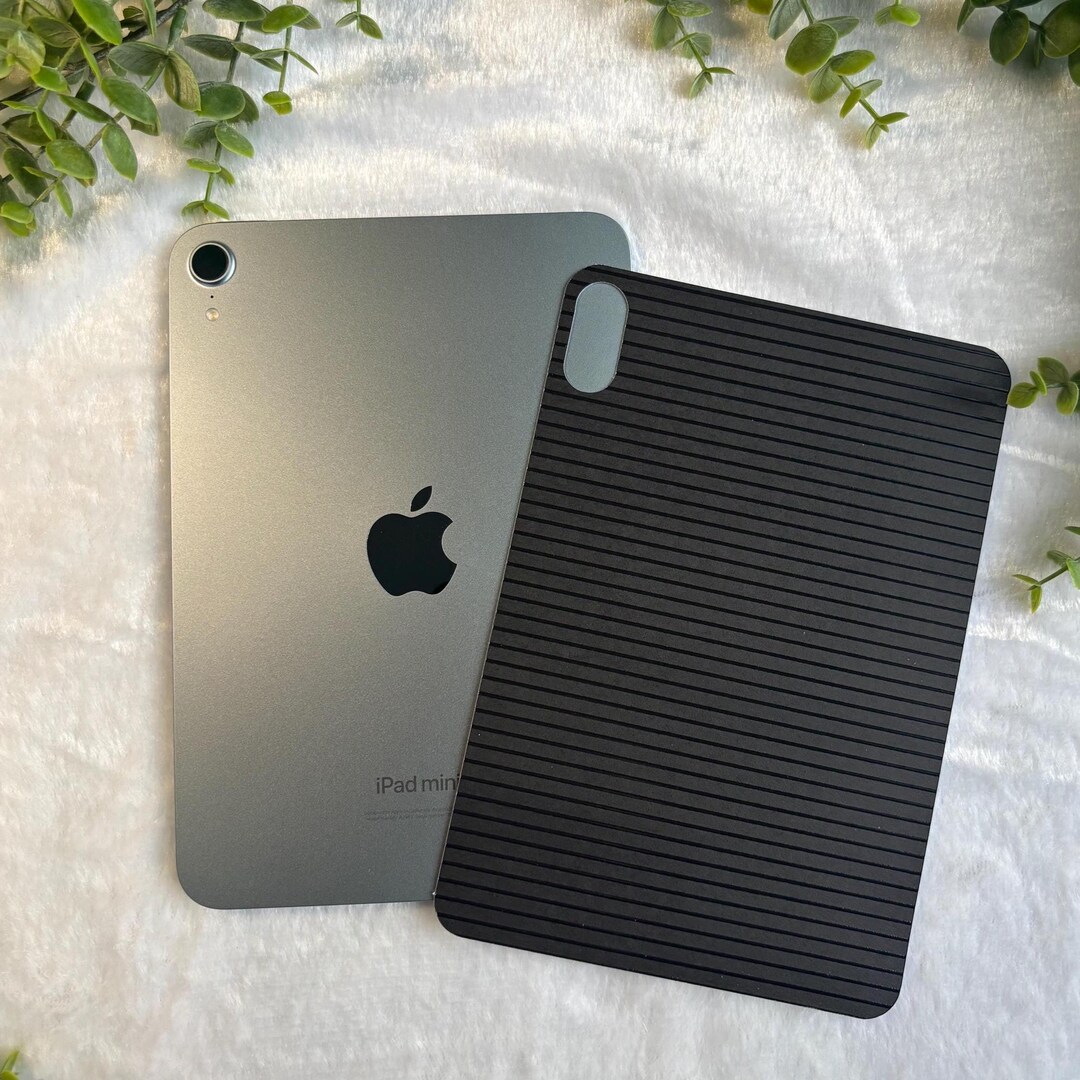 Black Stripe - iPad Mini Case Insert - iPad Mini 6 & 7 — Black ...
