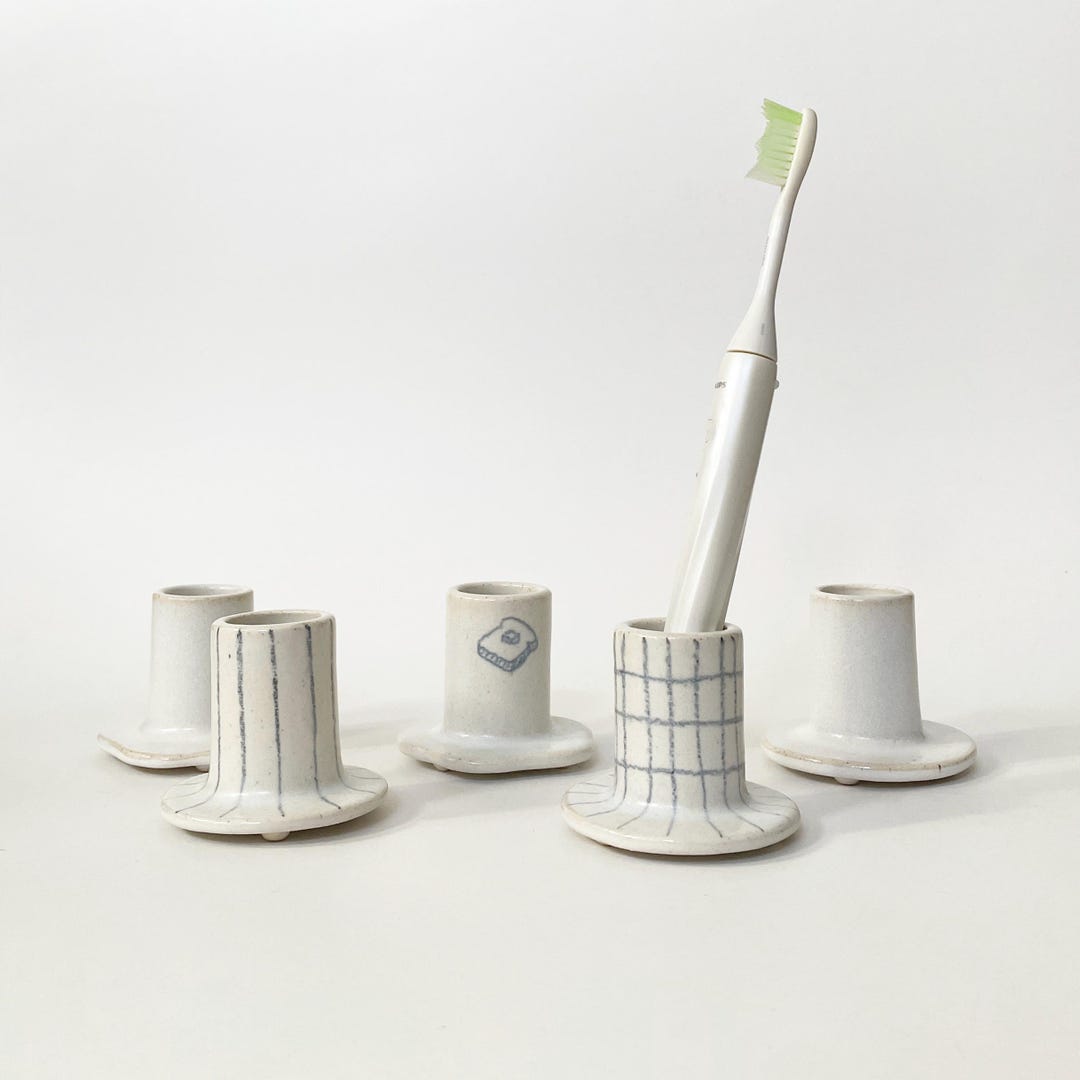 Handmade Ceramic Single Toothbrush Holder - Etsy