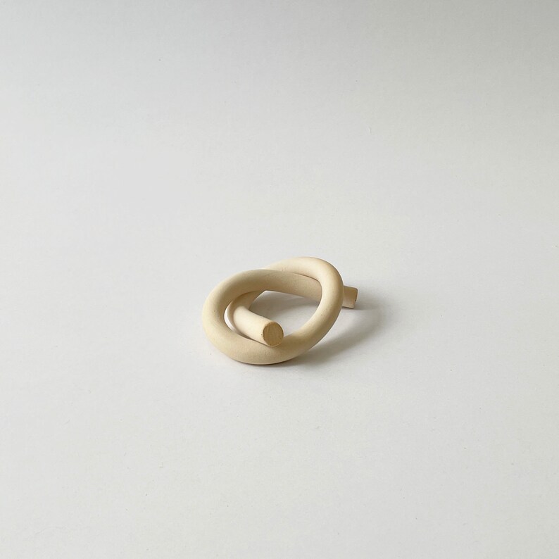 Handmade Stoneware Ceramic Knot Ceramic Napkin Ring | Etsy