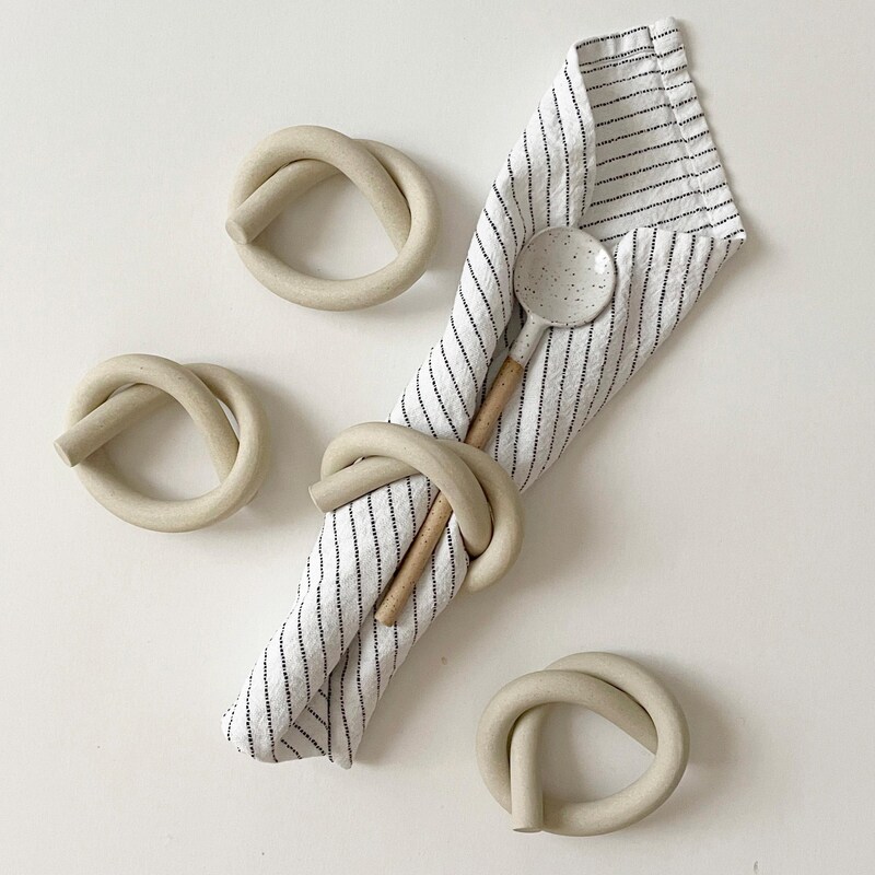 Ceramic Napkin Rings - Etsy
