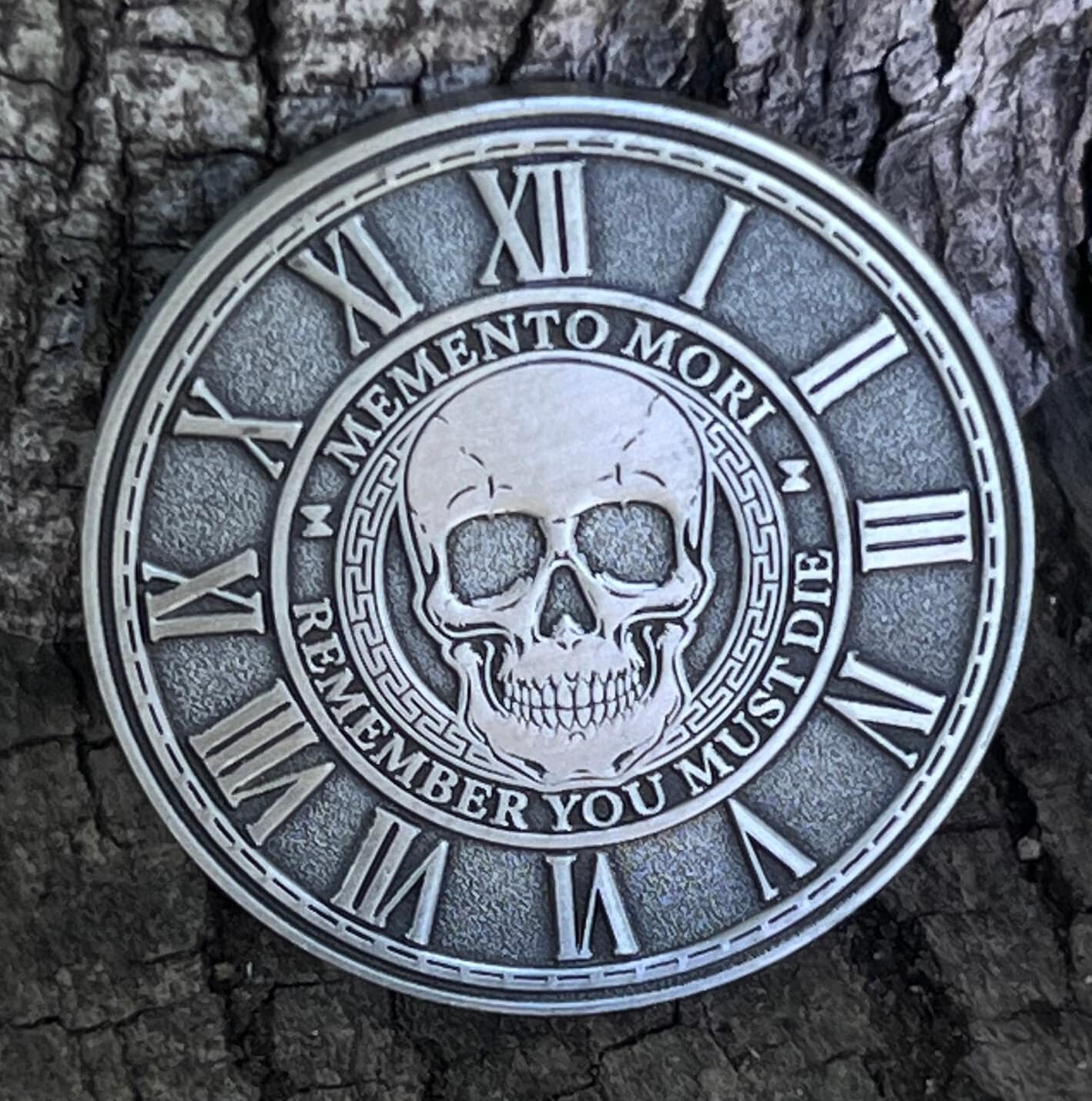Memento Mori Coin Everyday Carry Coin EDC Challenge Coin Token Worry ...