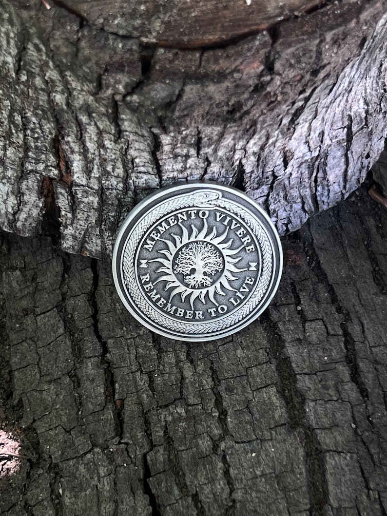 Memento Mori Coin Everyday Carry Coin EDC Challenge Coin Token Worry ...