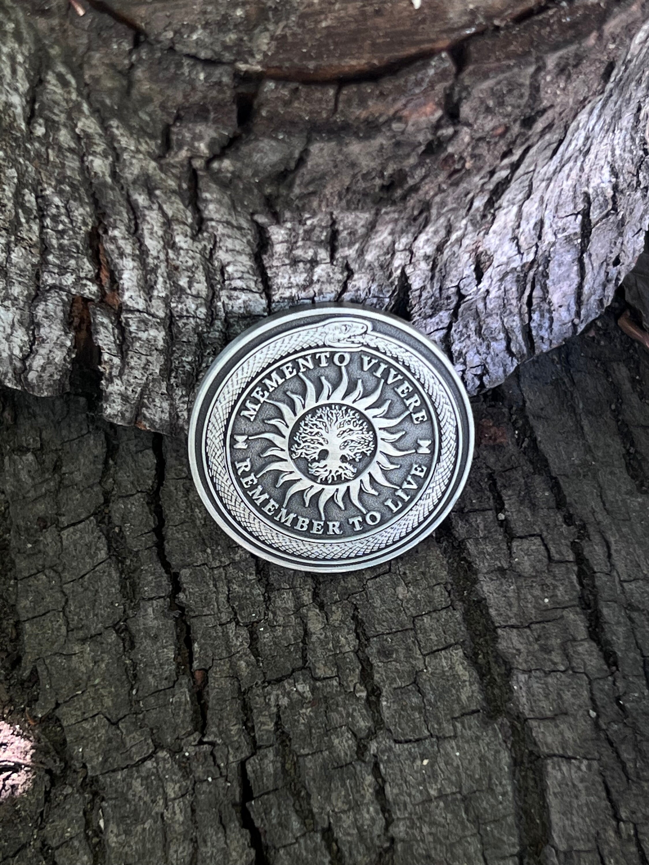 Memento Mori Coin Everyday Carry Coin EDC Challenge Coin Token Worry ...