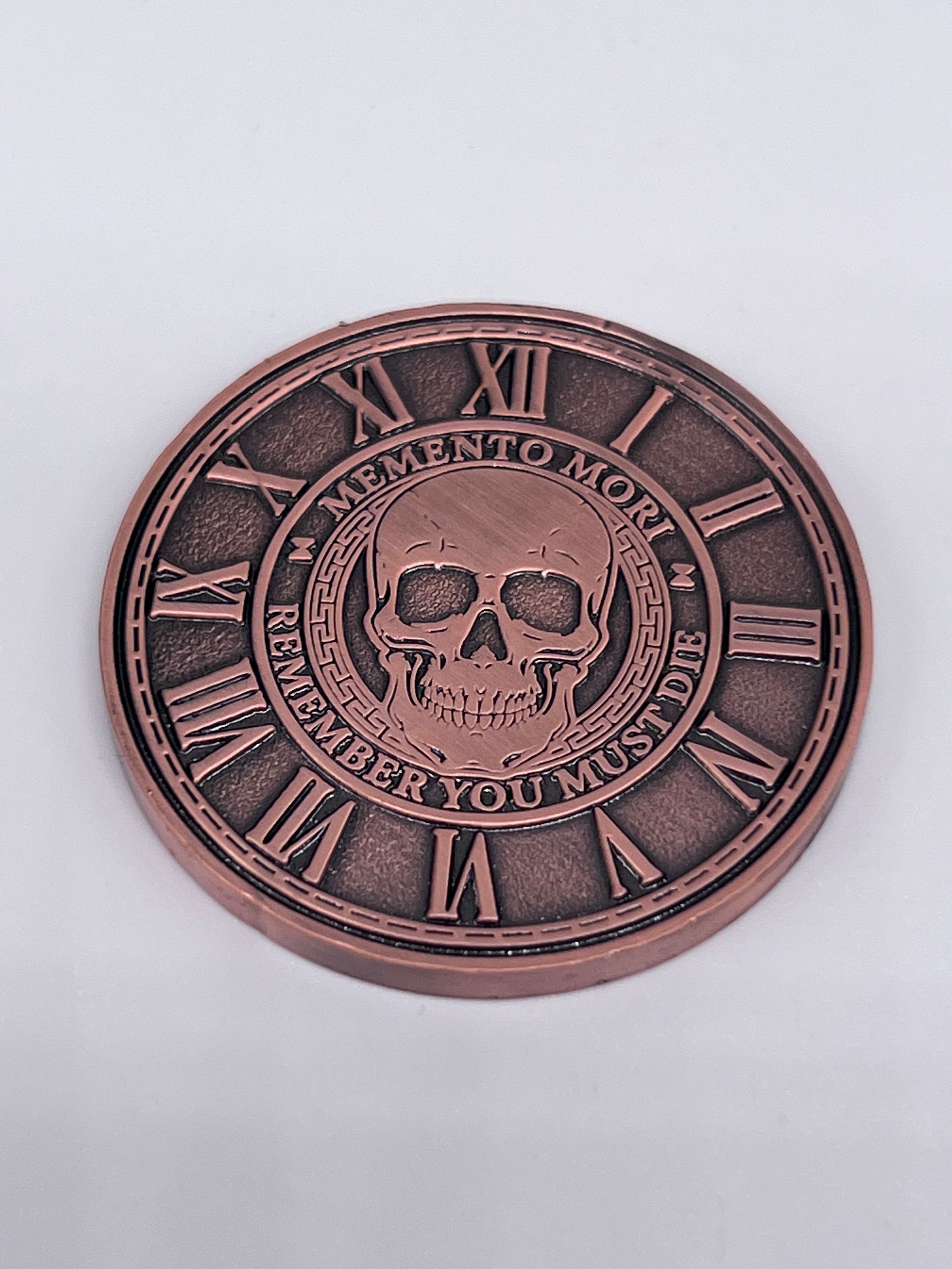 Memento Mori Coin Everyday Carry Coin EDC Challenge Coin Token - Etsy