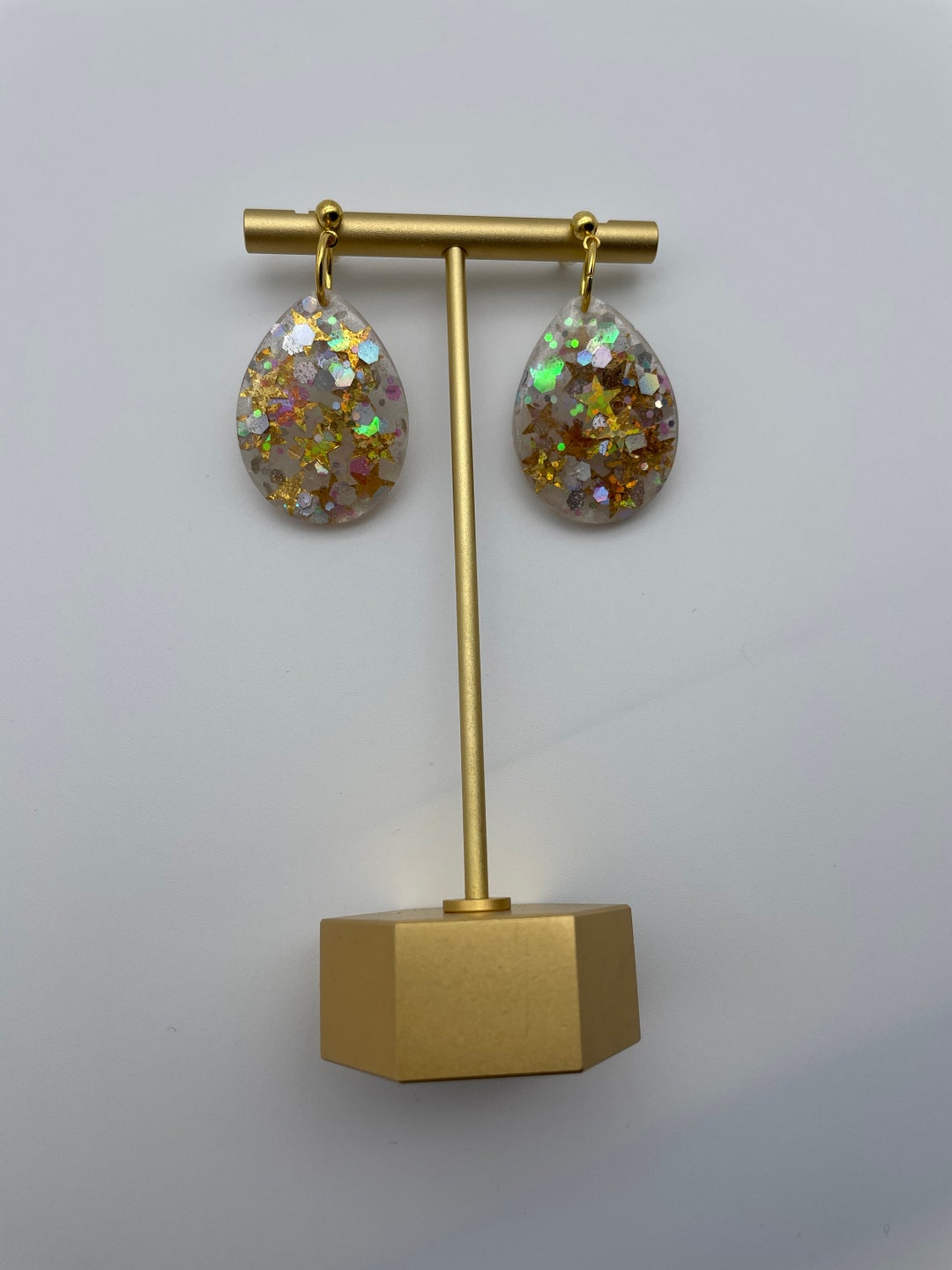 Sparkling Gold Raindrops - Etsy