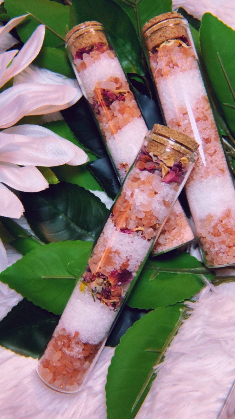 Rose Petal Sea Salt Bath - Etsy