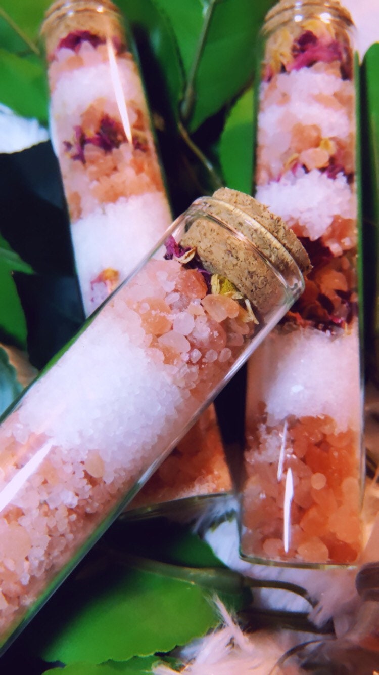 Rose Petal Sea Salt Bath - Etsy