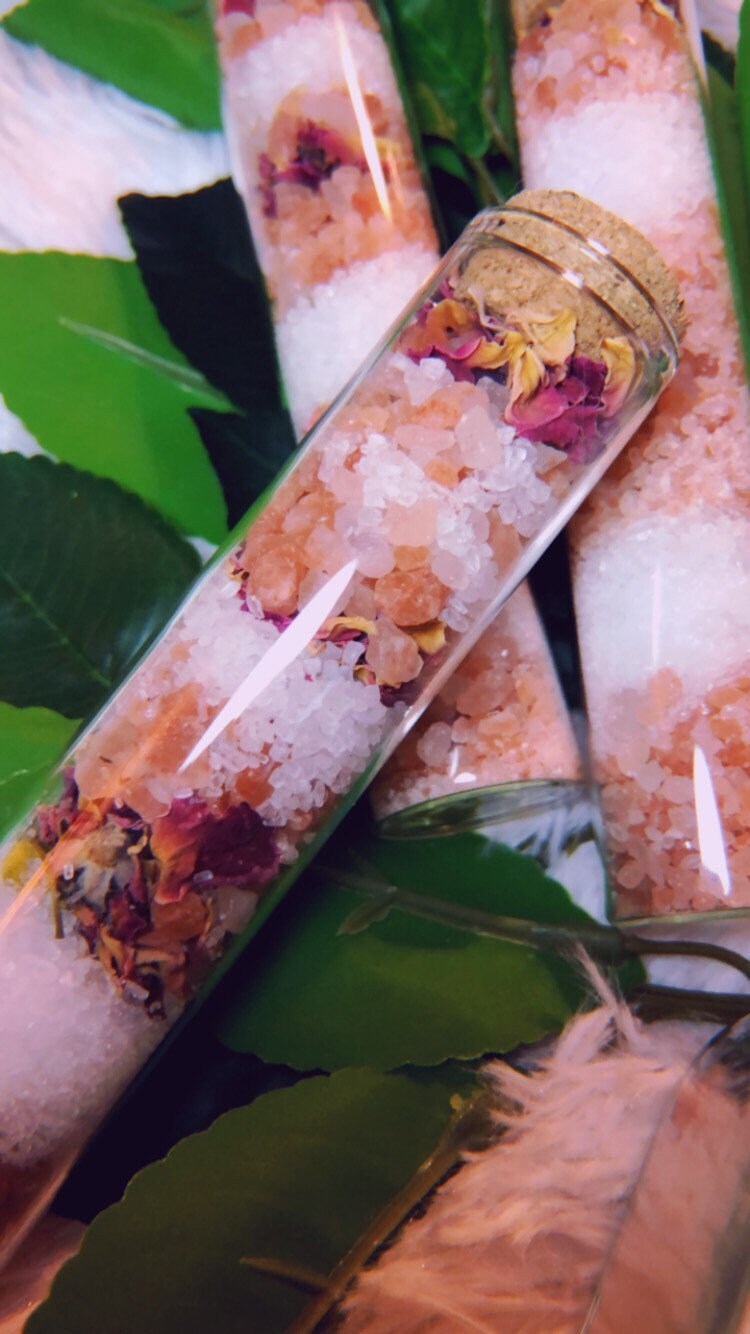 Rose Petal Sea Salt Bath - Etsy