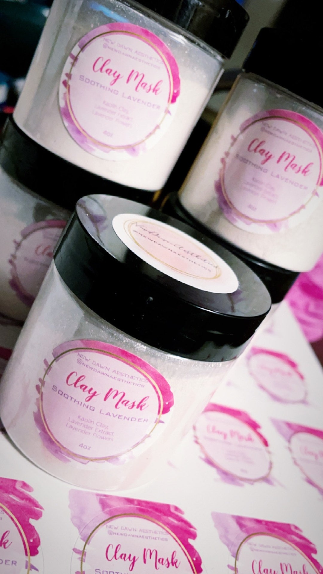 Soothing Lavender Clay Mask (multi Use) - Etsy