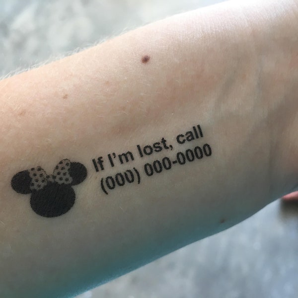 Buy Phone Number Tattoo Online - Etsy