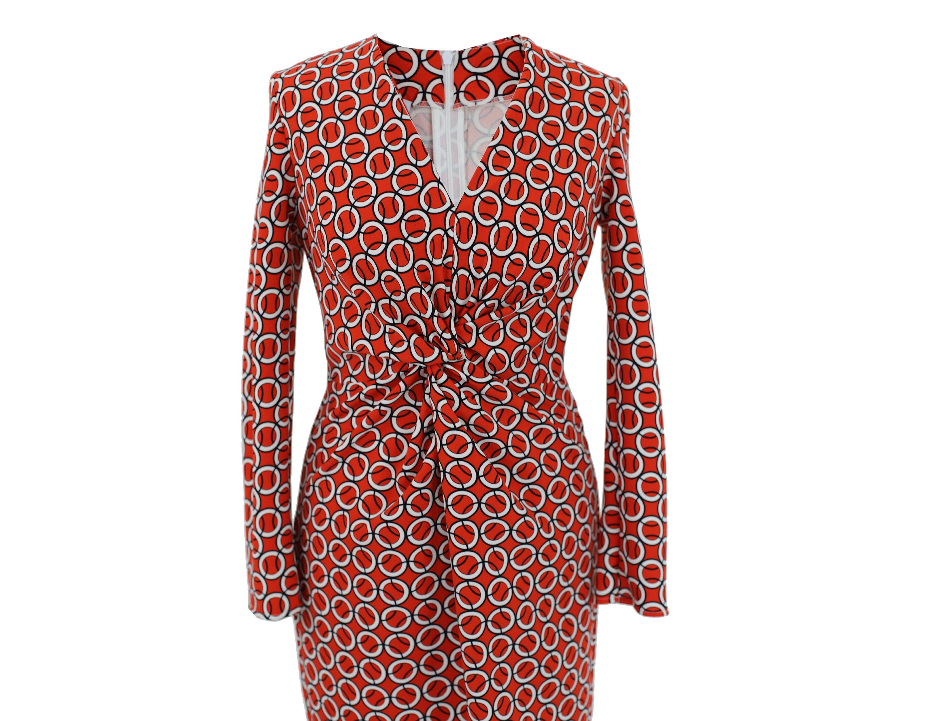 Knot A Line Dress Sewing Pattern | XS-XL | Trendy Evening Bodycon ...