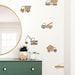 Boho Neutral Colored Vehicle Wall Decals, Construction Wall Decals, Car ...