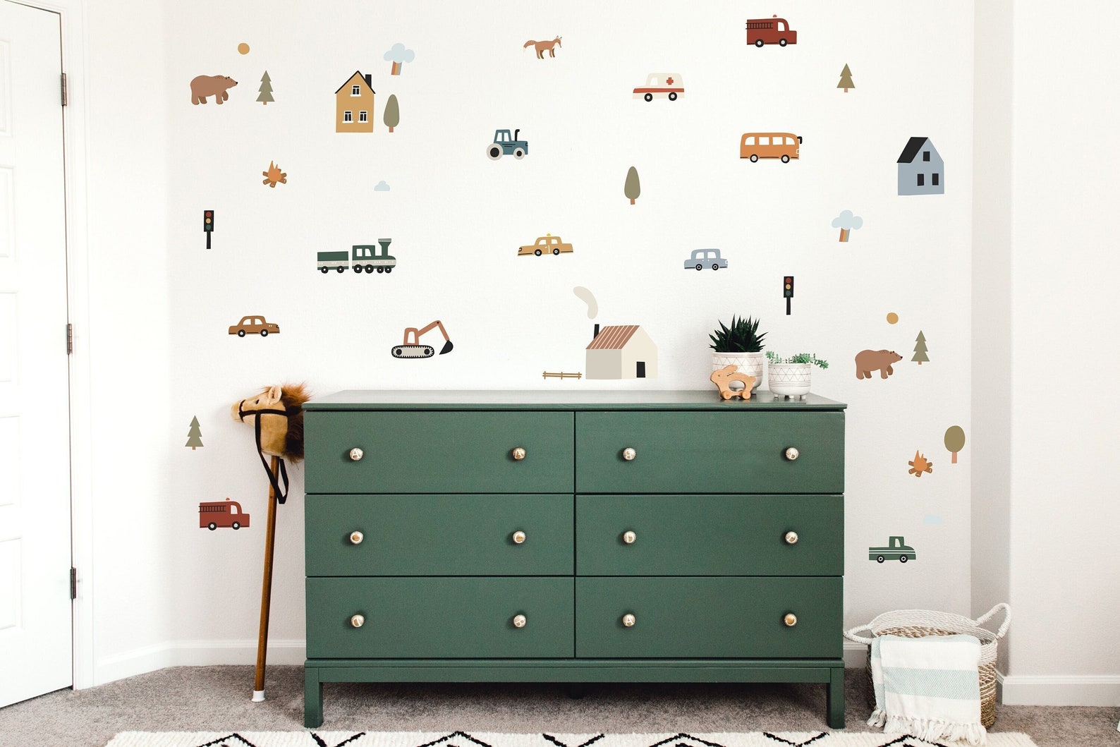 Modern Vehicle Wall Decals, Construction Wall Decals, Car Wall Decals ...