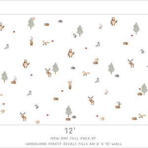 Woodland Forest Animal Wall Decals, Forest Animal Wall Stickers ...