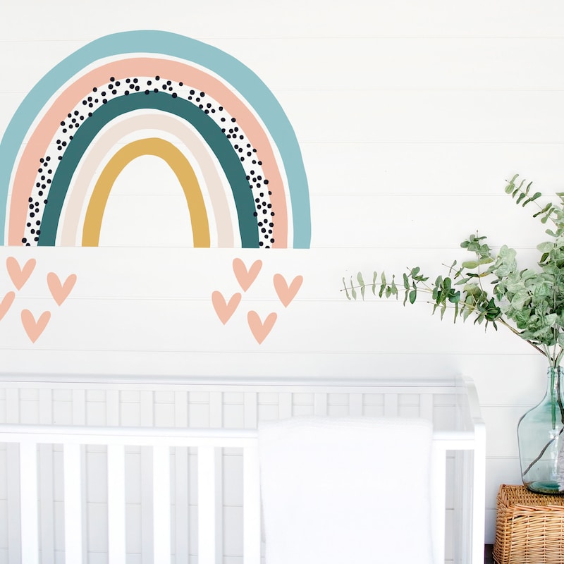Rainbow Wall Sticker - Etsy